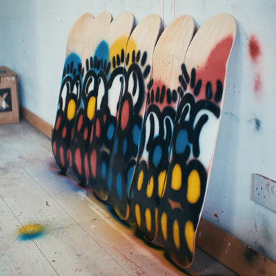 Olaolu SLAWN - Wall Art on Skateboards - THE SKATEROOM